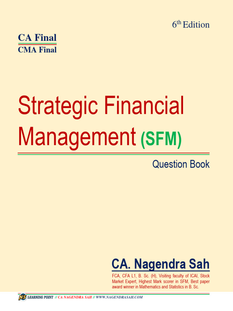 CA/CMA Final SFM Question Book | PDF | Exchange Rate | Interest