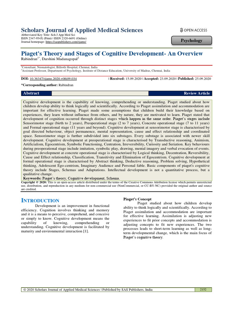 Journal 1 Pia | PDF | Cognitive Development | Thought