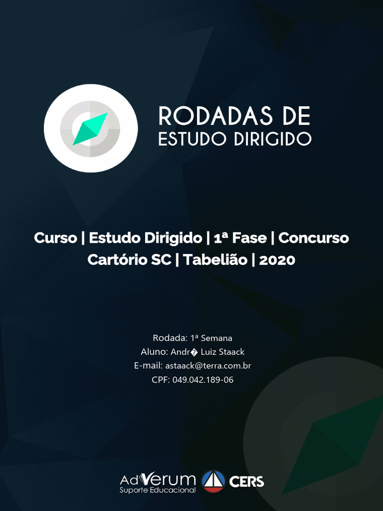 1 Semana - CORRIGIDO | PDF