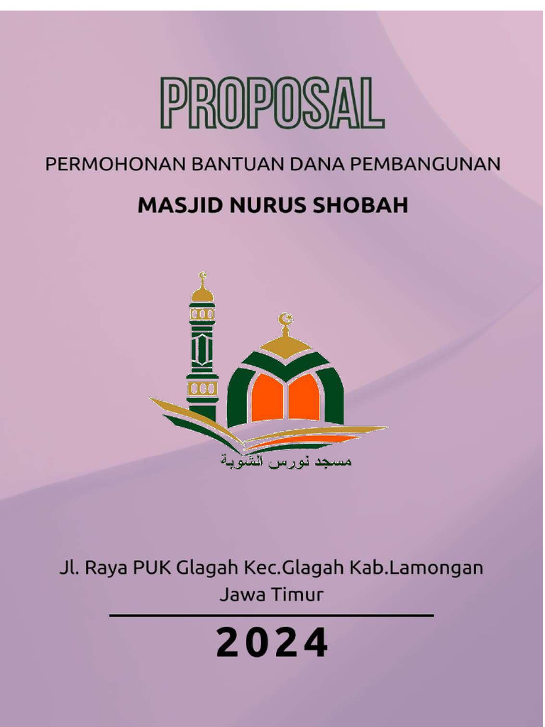 PROPOSAL-MASJID NURUS SHOBAH Remake | PDF