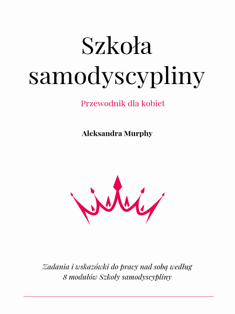 Szkola Samodyscypliny Przewodnik Dla Kobiet Mcsugk | PDF