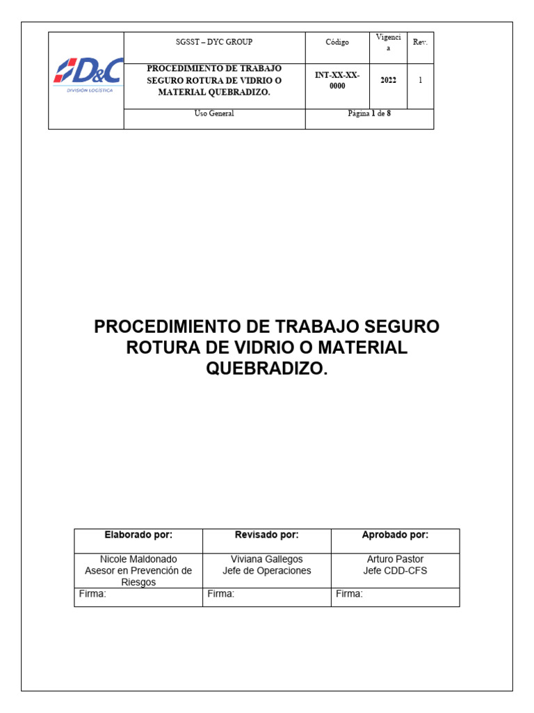PTS Vidrio o Material Quebradizo OK | PDF | Máquina elevadora
