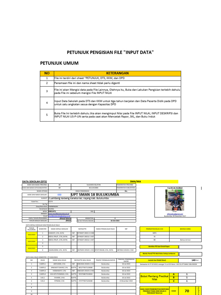 K13.1.input Data | PDF