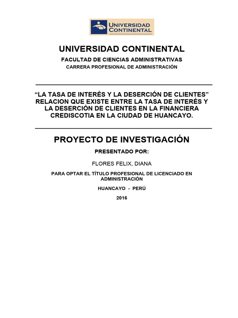 Tasa de Interés y Deserción de Clientes | PDF | Bancos | Interés