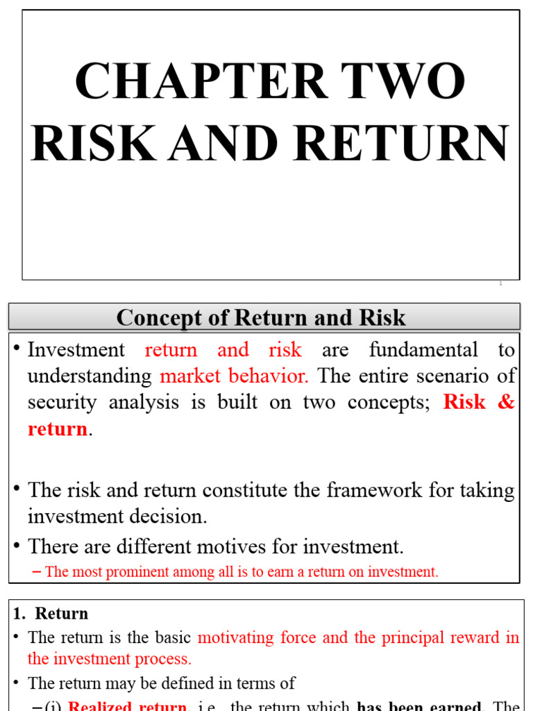 Invt Chapter 2 | PDF | Financial Risk | Investing