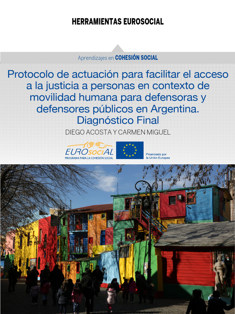 Protocolo De Actuación Para Facilitar El Acceso A La Justicia A