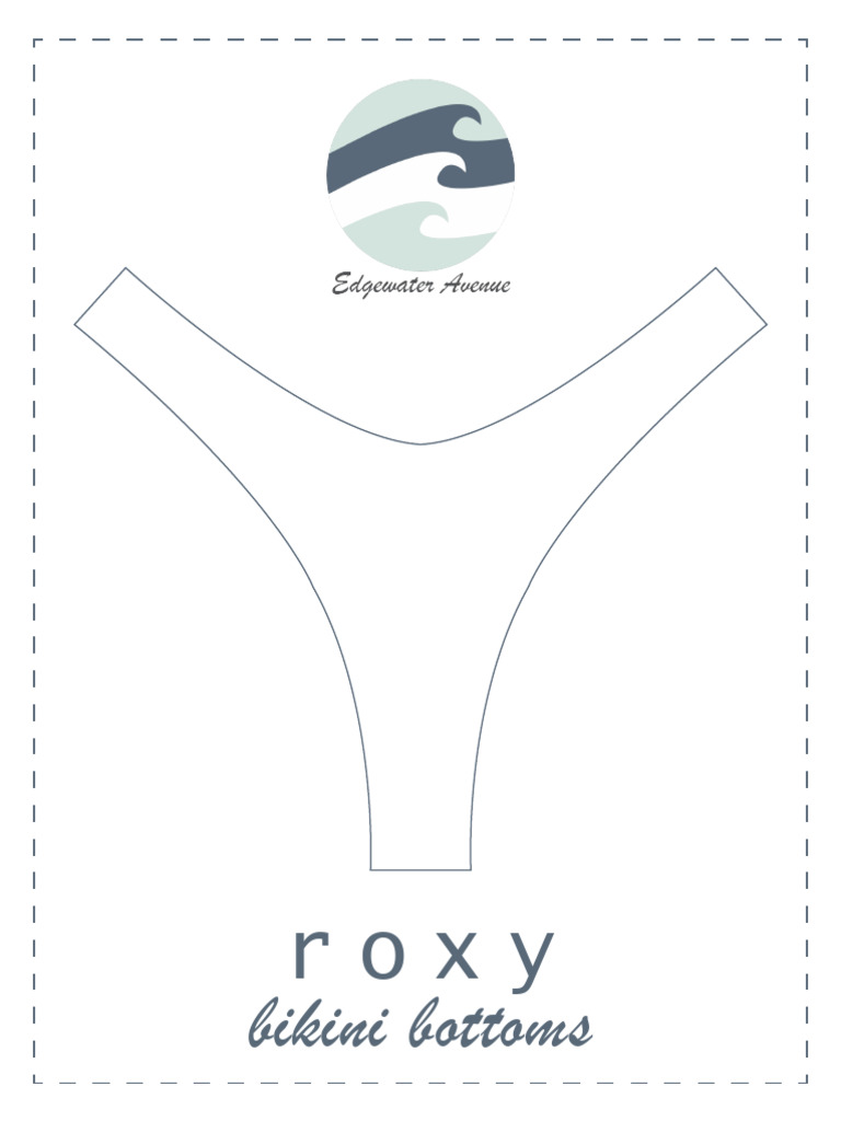 Roxy Bottoms PDF Edgewater Avenue | PDF | Swimsuit | Clothing