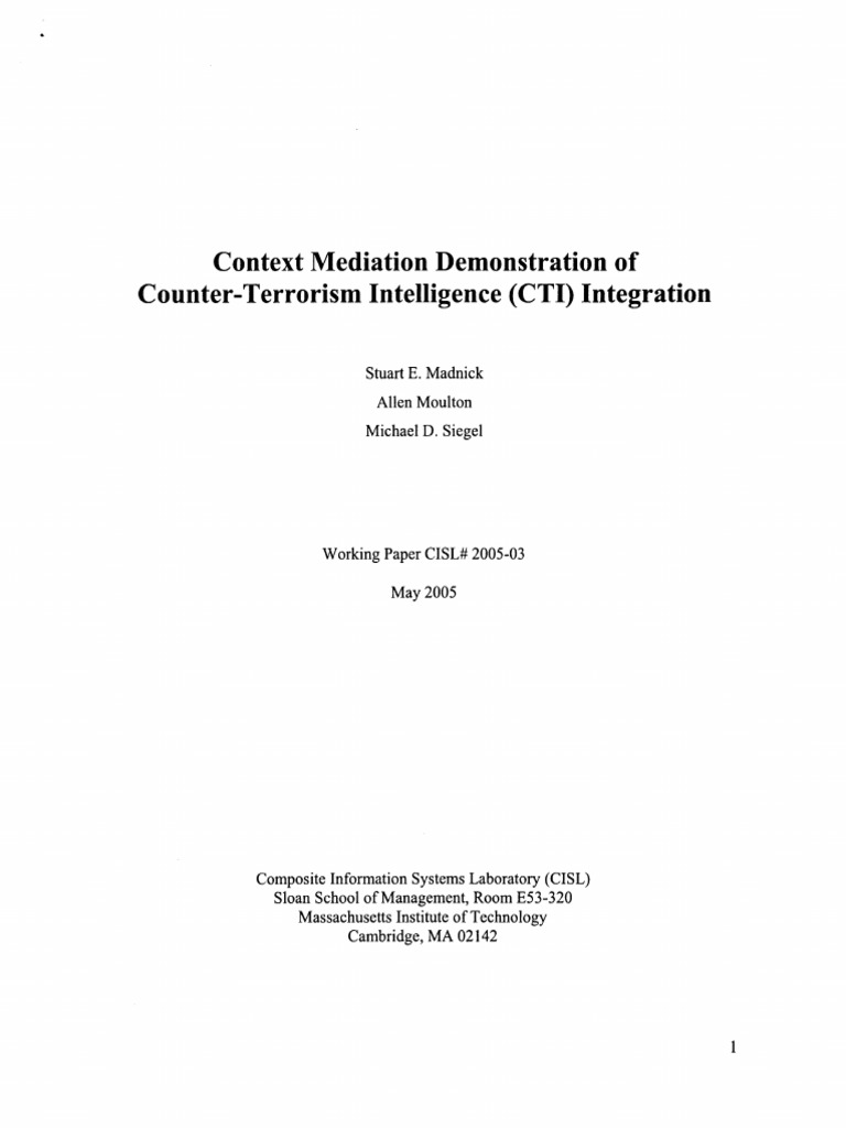 Counter Terrorism Intelligence CTI Integ | PDF | Latitude | Longitude