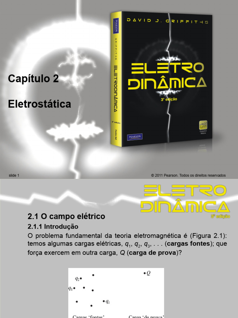 Fundamentos da Eletrostática | PDF | Campo elétrico | Capacidade elétrica