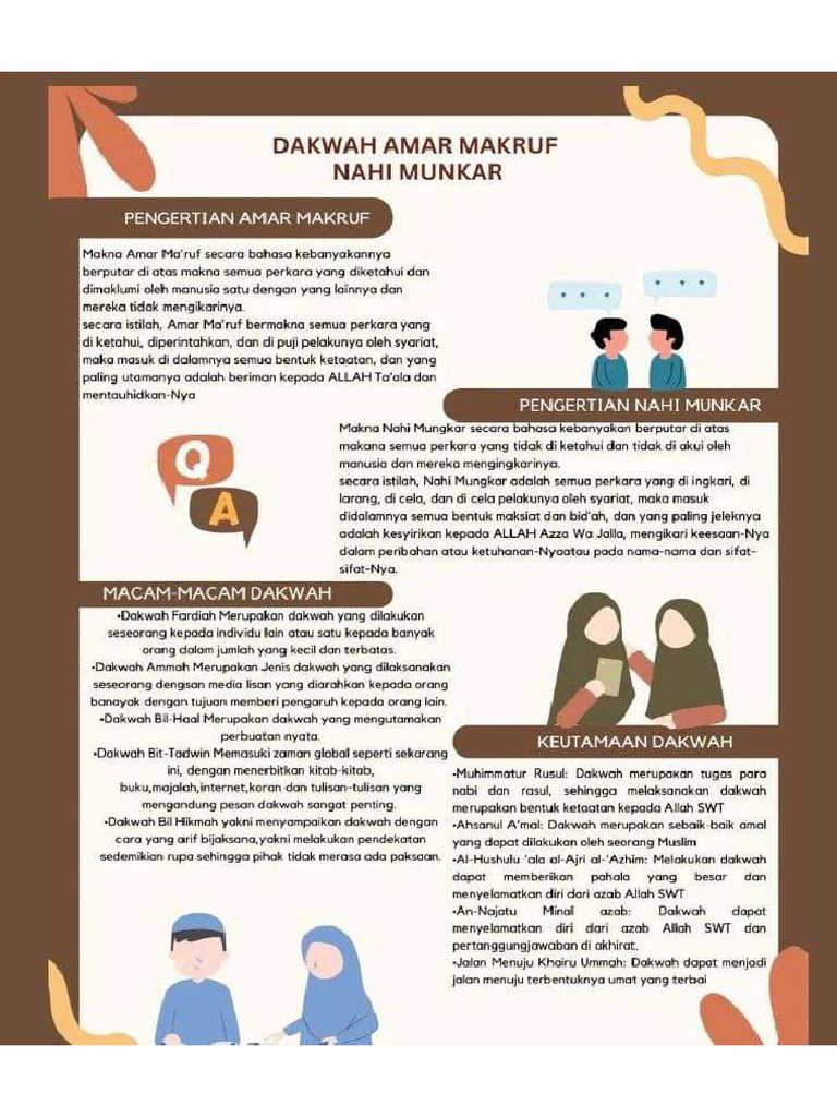 flayer agama islam tentang dakwah amar makruf | PDF