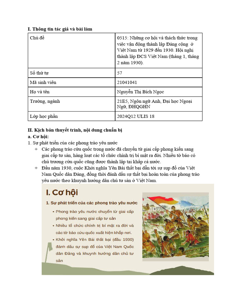 0515 57 NguyenThiBichNgoc File2 Kichbanthuyettrinh Noidungthuyettrinh | PDF