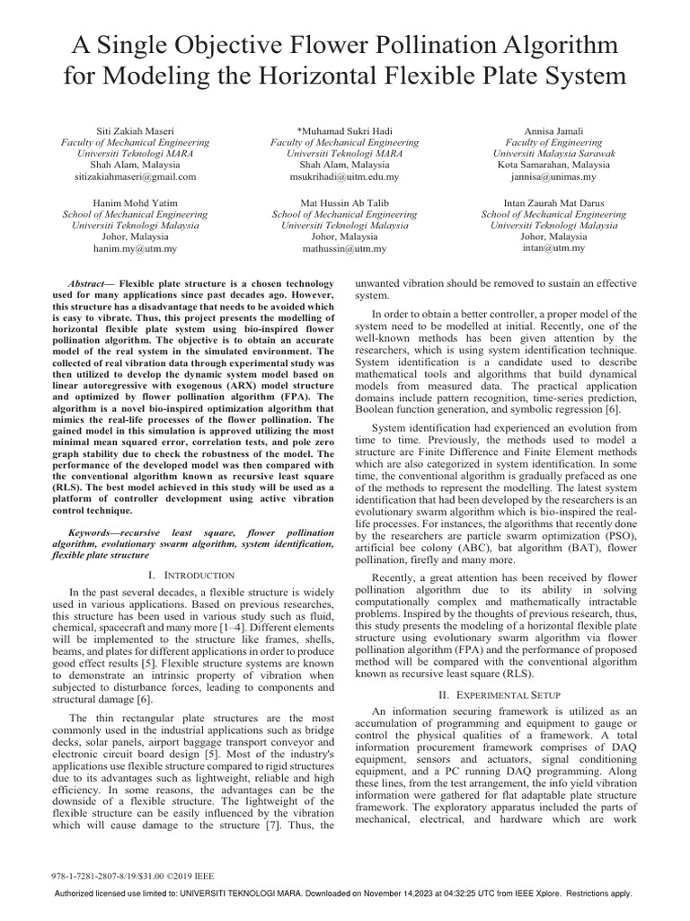 A_Single_Objective_Flower_Pollination_Algorithm_for_Modeling_the_Horizontal_Flexible_Plate ...