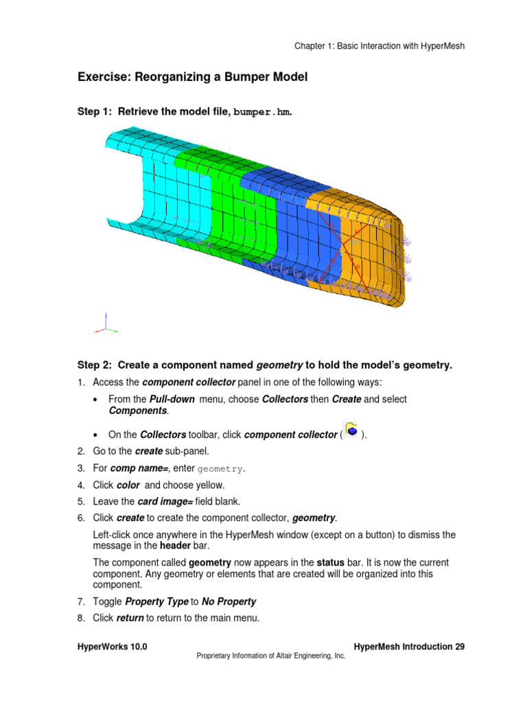 Exercise 3 - Reorganizing A Bumper Model | PDF | Software Engineering ...