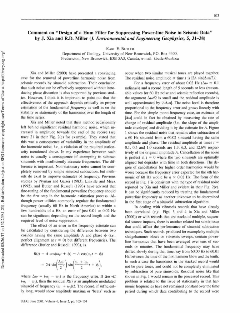 butler2001 | PDF | Frequency | Harmonic