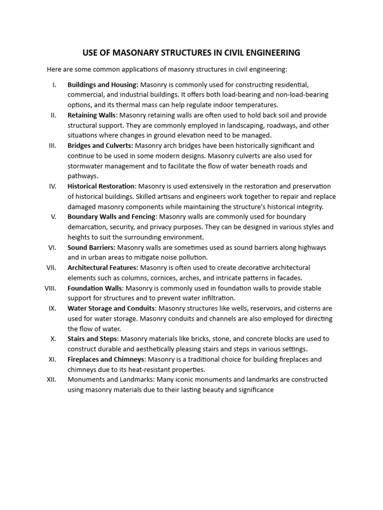 Chapter 7 Notes | Download Free PDF | Masonry | Brick
