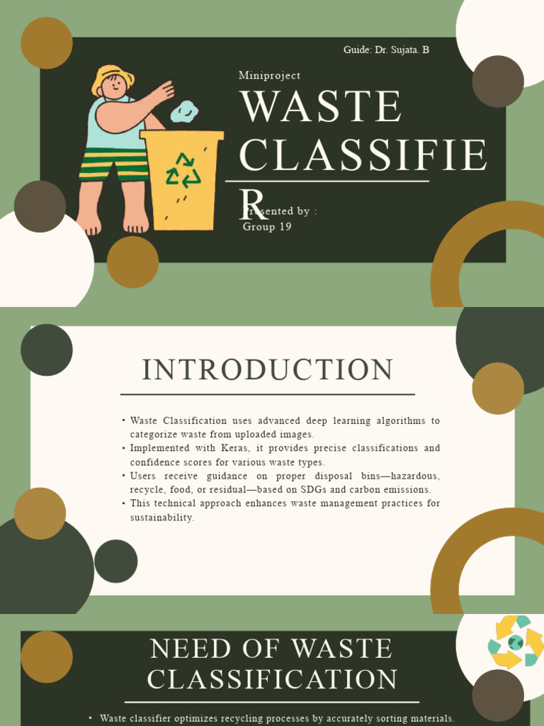 Waste Classifier Using AIML | PDF | Machine Learning | Waste