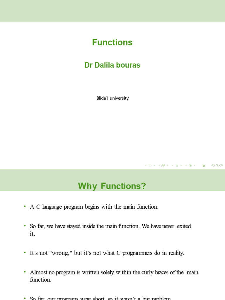 En Cours Functions | PDF | Parameter (Computer Programming) | Computer Program