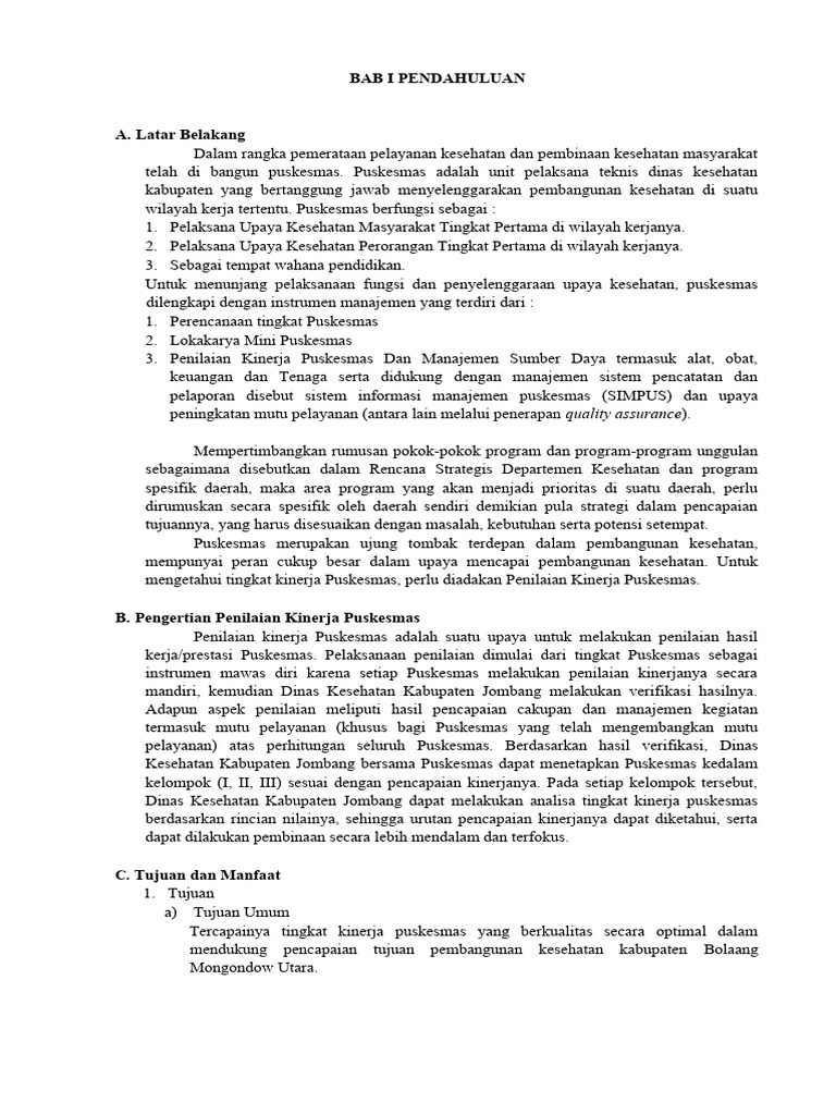 Penilaian Kinerja PKM BNTG 2022 | PDF | Kesehatan Holistik