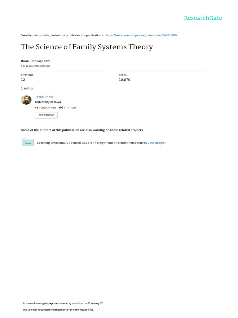 The Science of Family Systems Theory | Download Free PDF | Family ...