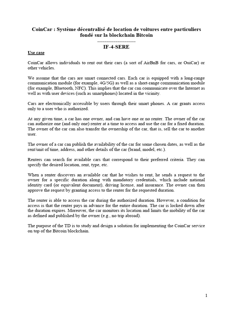 Blockchain TD | PDF | Computing | Telecommunications