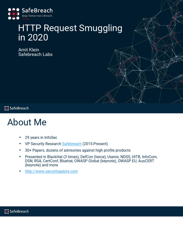 HTTP Request Smuggling | PDF | Proxy Server | Computer Networking