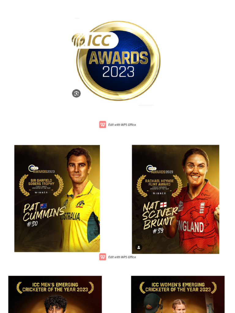 Icc Award 2023 | PDF