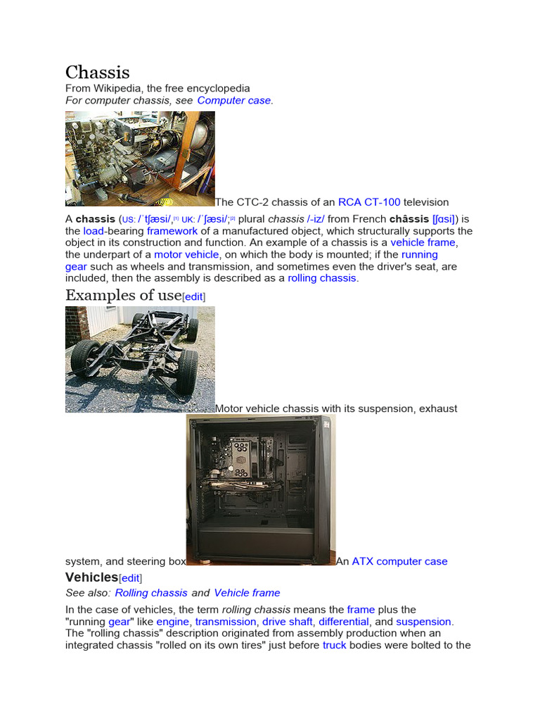 Chassis | PDF | Chassis | Automotive Industry