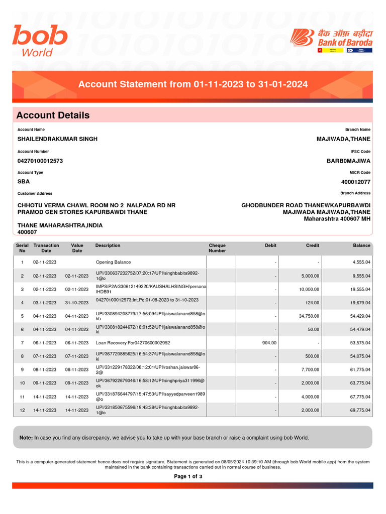 XXXXXXXXXX2573 20240508103910829099 Unlocked | PDF | Debit Card | Cheque