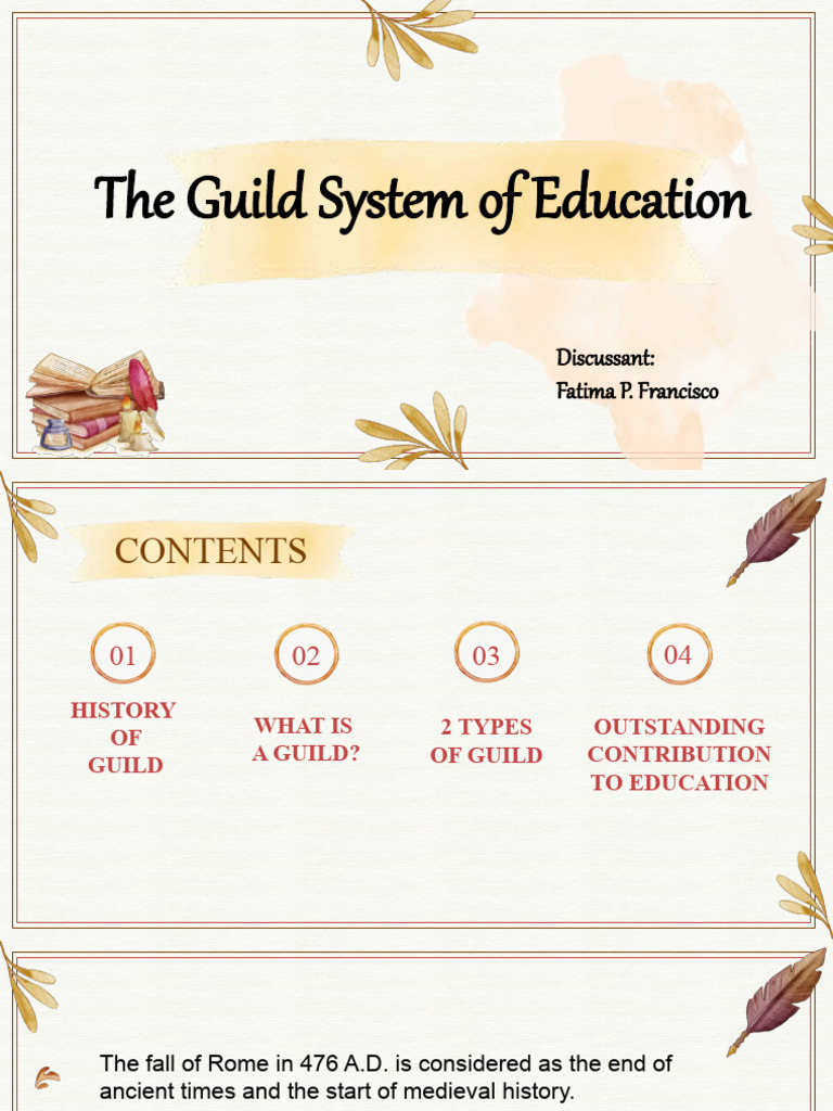 The Guild System of Education | PDF | Guild | Apprenticeship