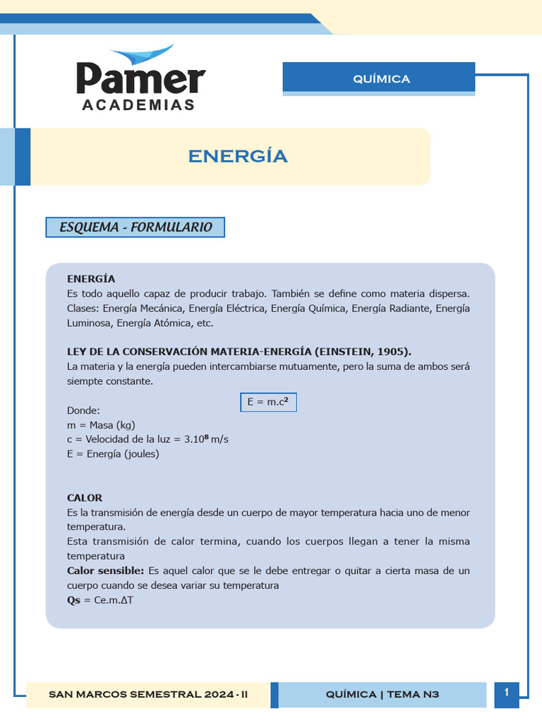 Problemas de Energía y Calor en Química | PDF | La energía nuclear | Plutonio