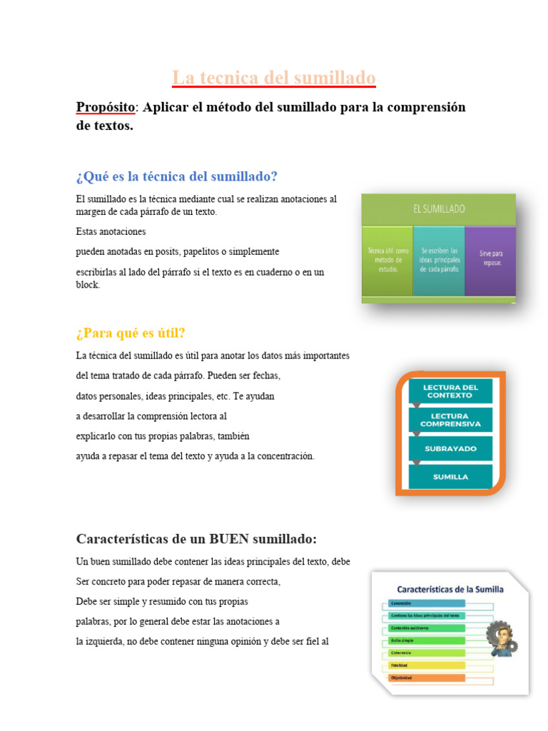 La Tecnica Del Sumillado Por Aguilar Soto - Comunicación | PDF