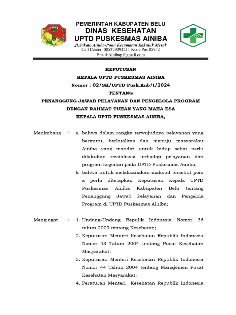 contoh spj 2024 | PDF