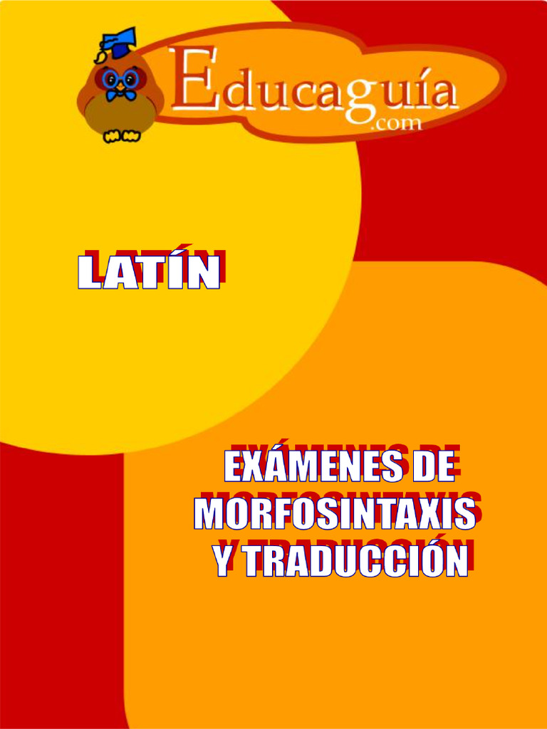 Examen Del Verbo Sum - Latin | PDF