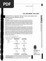 AIA Document B101-2017 (Sample) PDF | PDF | Construction Bidding ...