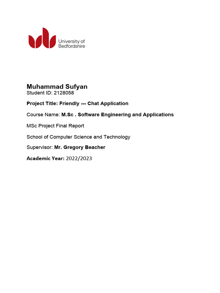 MSC Final | PDF | Model–View–Controller | Mobile App