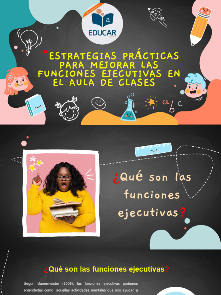 Estrategias Practicas para Mejorar Las Funciones EJECUTIVAS PPT - 28jul ...