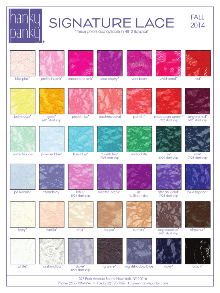 FALL 2014 Colorcard | PDF