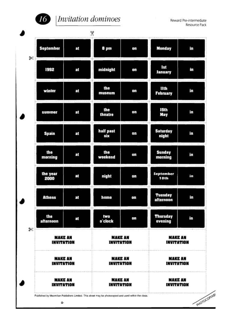 Domino Invitation | PDF