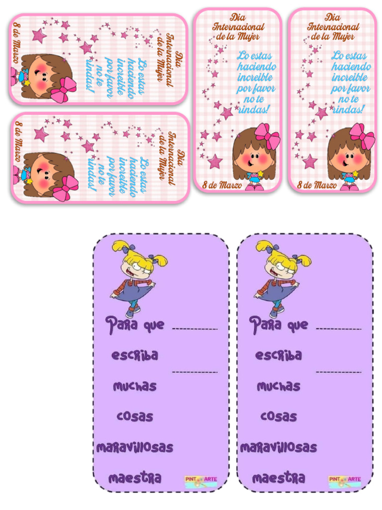 Detalles Para El Dia De La Mujer Pdf