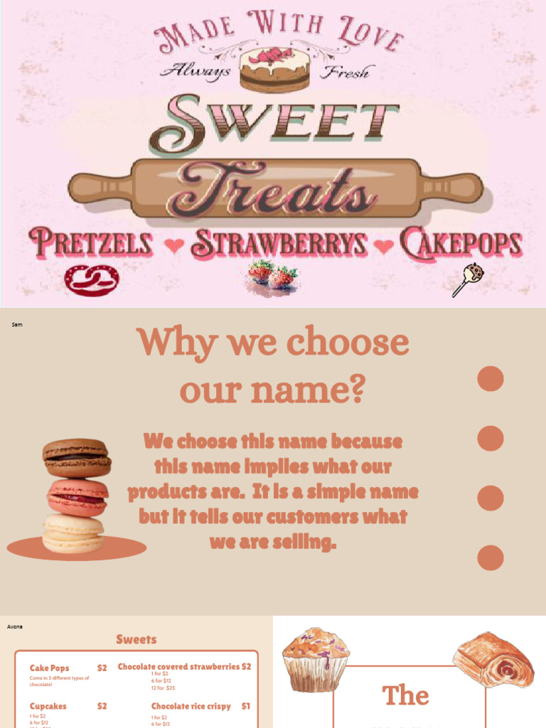 sweet treats | PDF | Confectionery | Chocolate Brownie