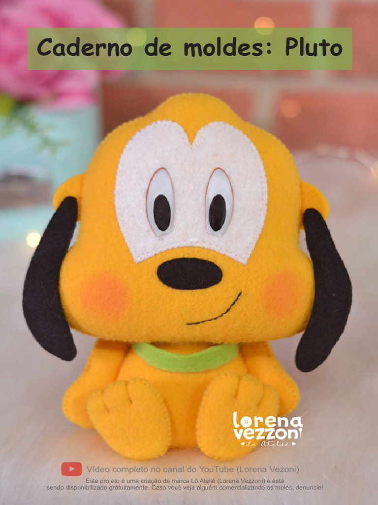 Caderno de Moldes Do Pluto - Lorena Vezzoni | PDF | Luz | Sistema visual