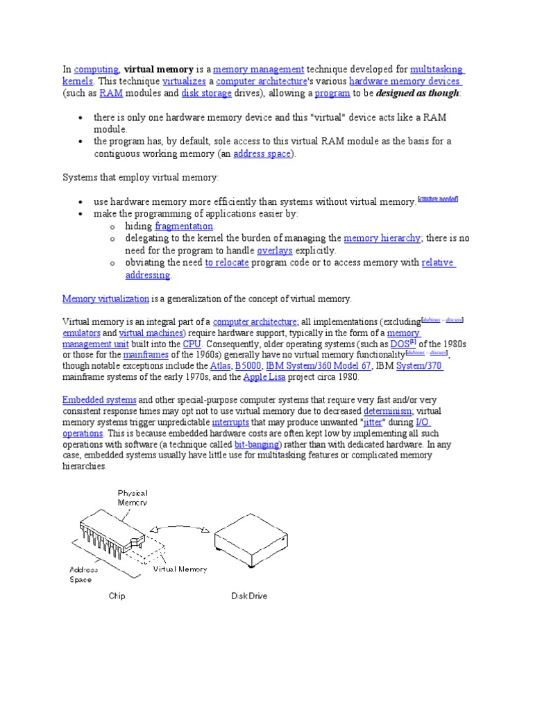 Computer Virtual Memory | PDF | Cache (Computing) | Ethernet