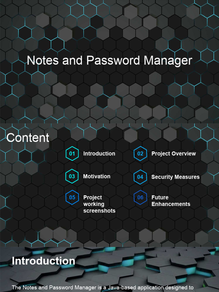 Abstract Hi-Tech Hexagons PowerPoint Templates | PDF