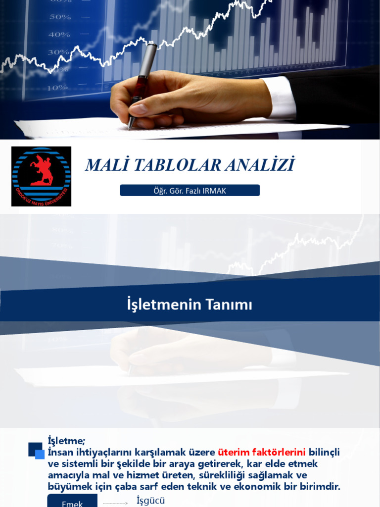 Finansal Tablolar Analizi | PDF