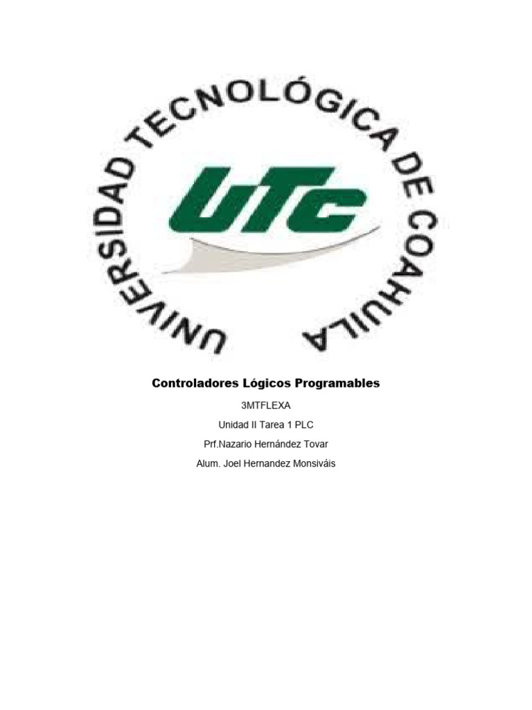Controladores Lógicos Programables Pdf Controlador Lógico Programable Informática