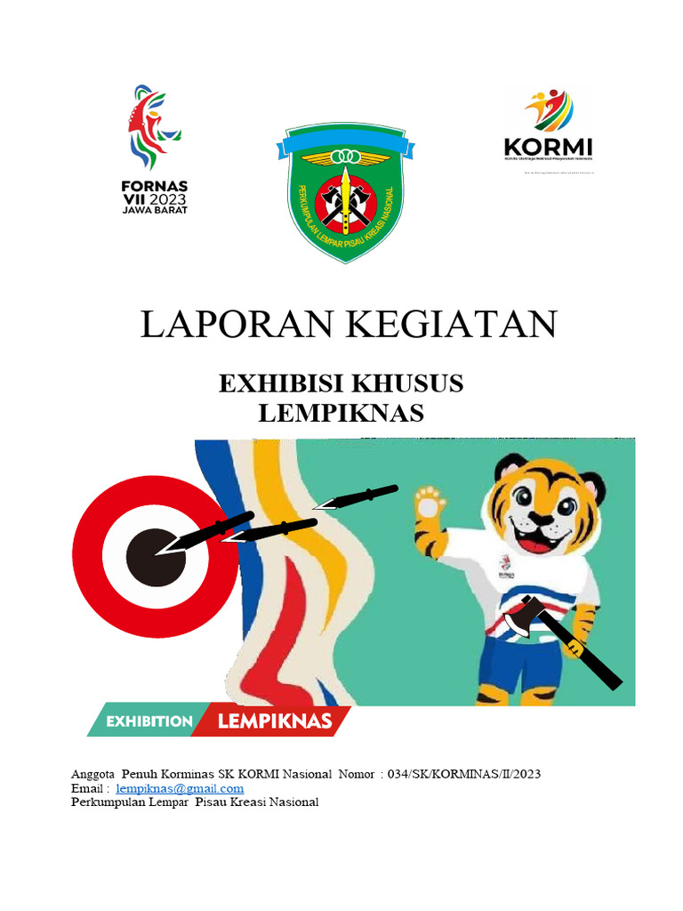 Laporan Exhibisi Lempiknas FORNAS VII 2023 | PDF | Sains & Matematika