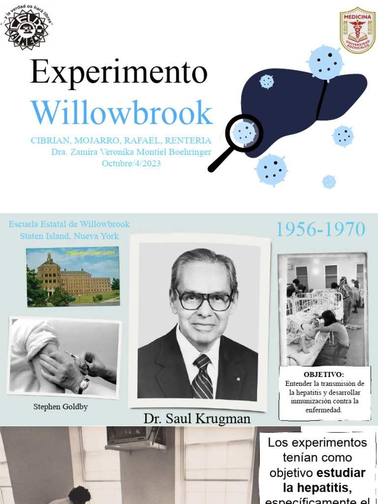 E2 Experimento Willowbrook | Descargar gratis PDF | Consentimiento ...