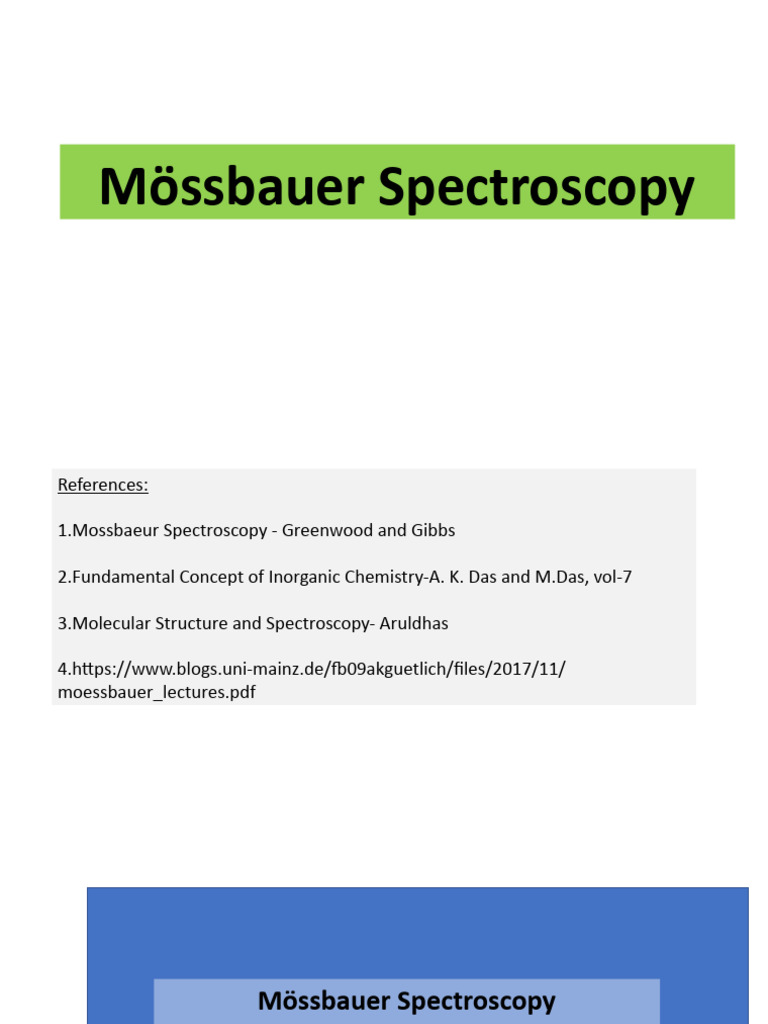 Mossbauer 3rd Sem BJ | Download Free PDF | Electronvolt | Gamma Ray