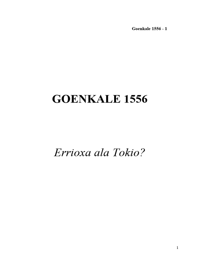 Goenkale 1556 | PDF