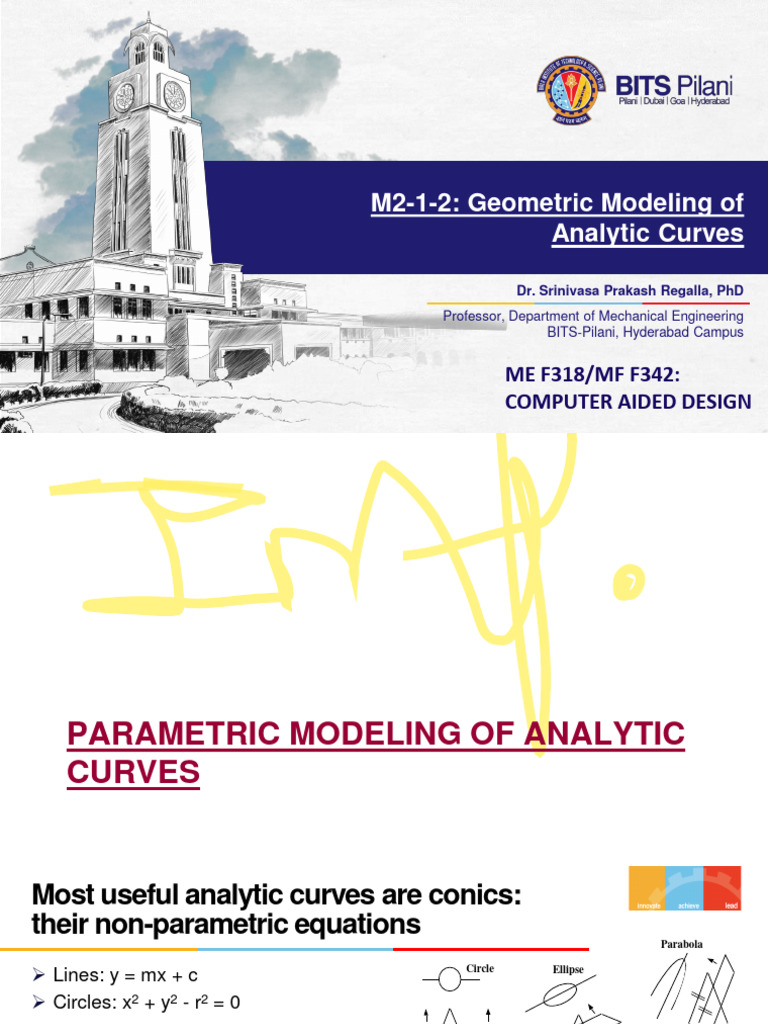 Parametric Modeling of Analytic Curves | PDF | Ellipse | Euclid